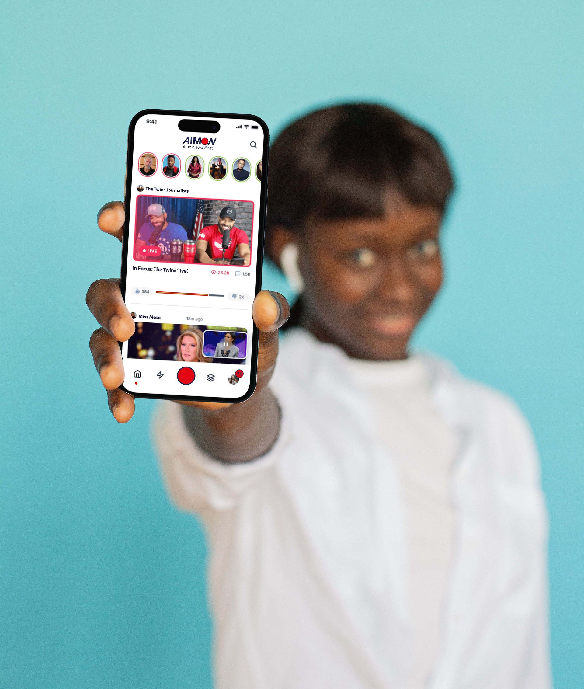 AIMON Your News First! Media Platform for Citizen Journalism.