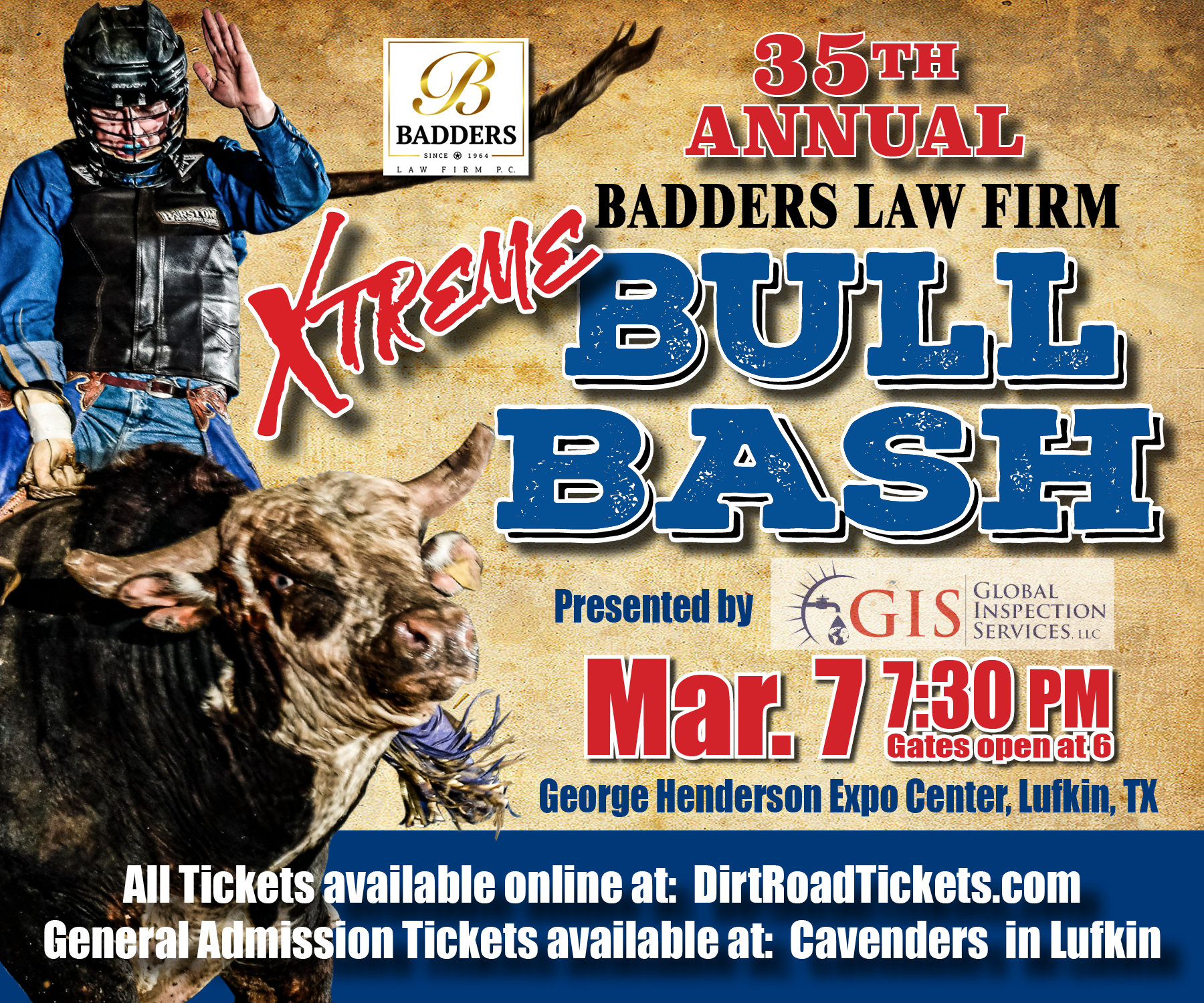 Bull Bash | XTreme Bull Riding | Lufkin, TX