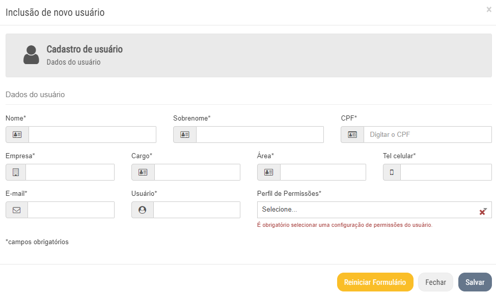 Gestão De Usuários