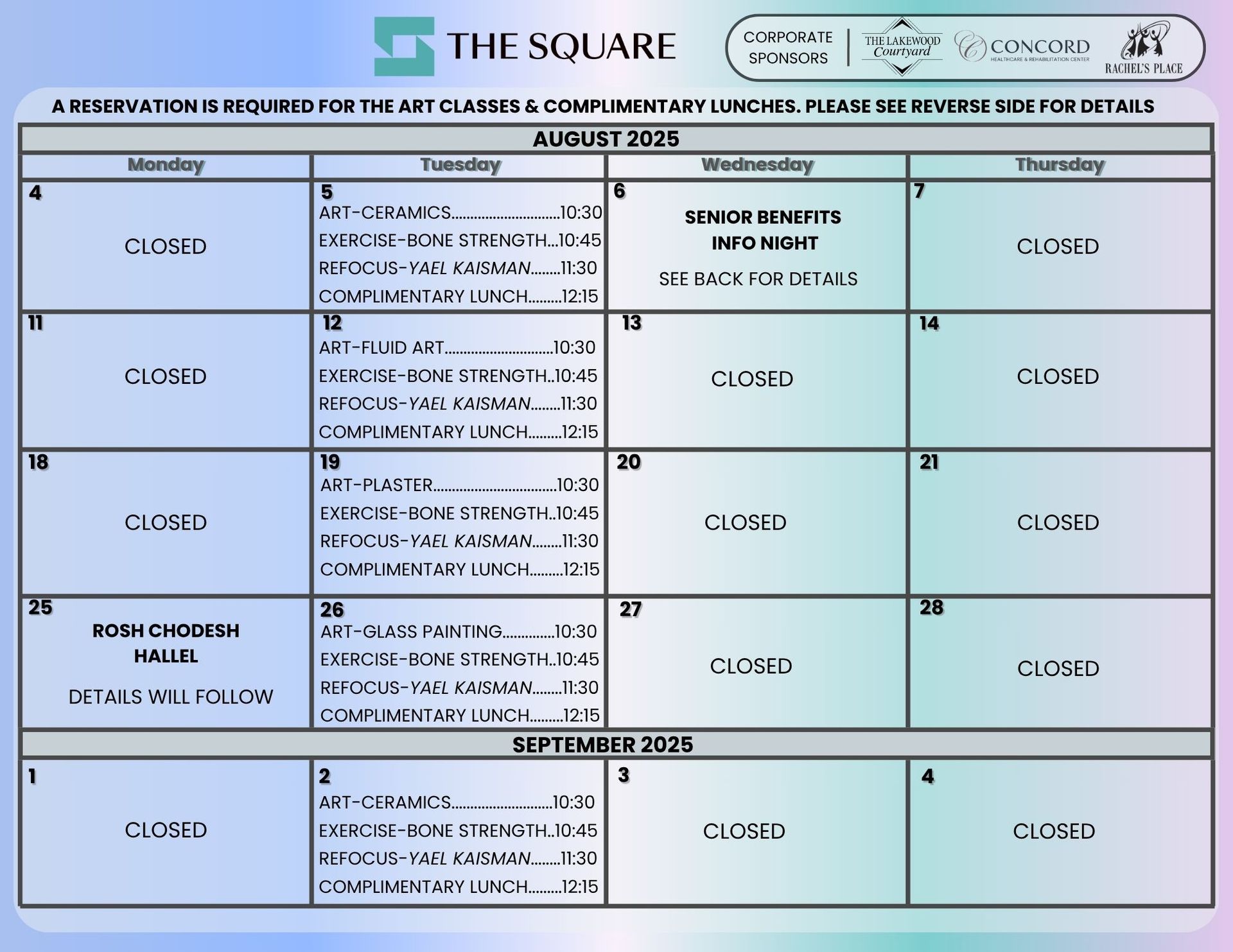 The Square- Lakewood's first state-of-the-art center for the 55+ community