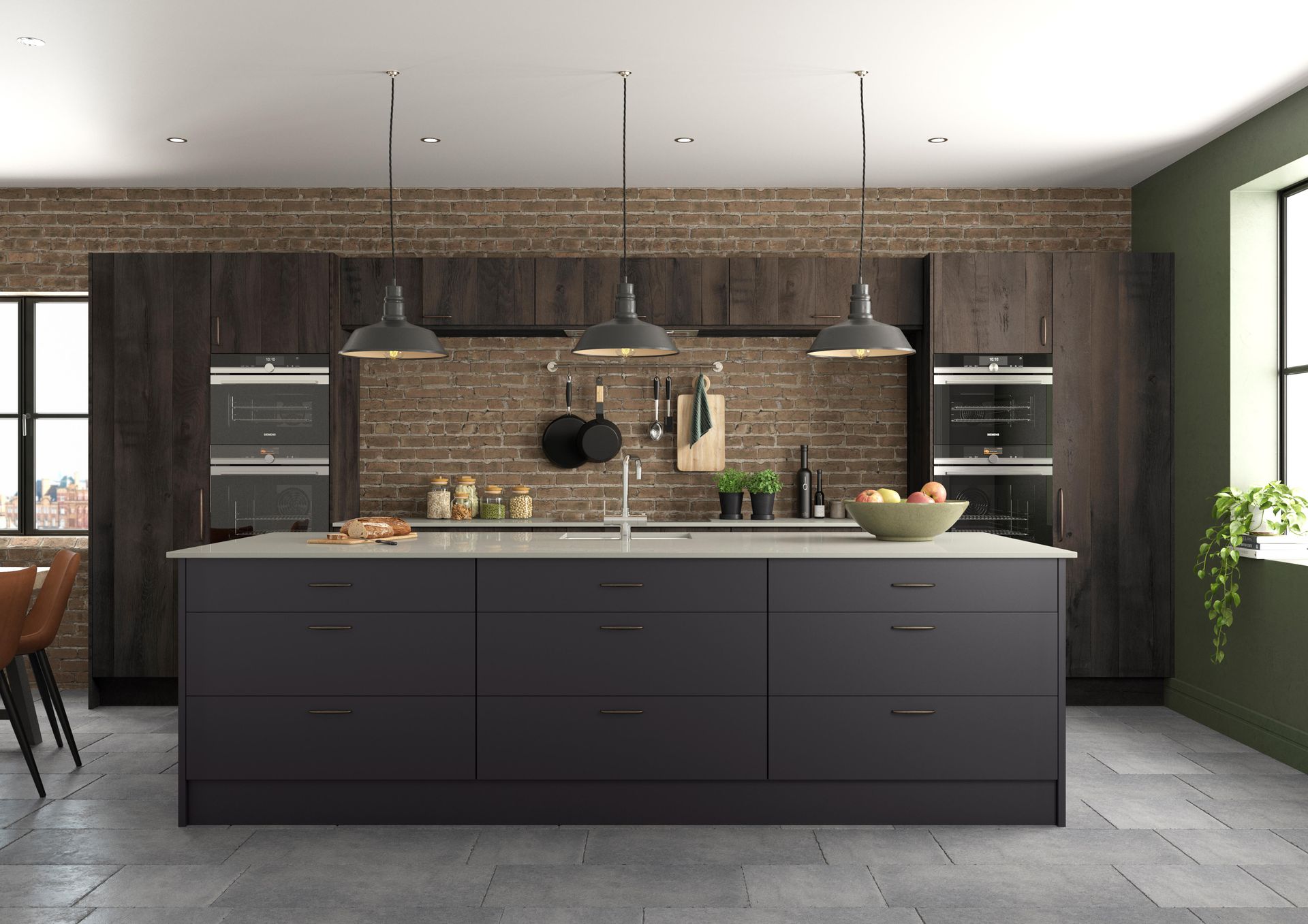 Valentino Kitchens - Otto Matt Handleless Gloss Kitchens