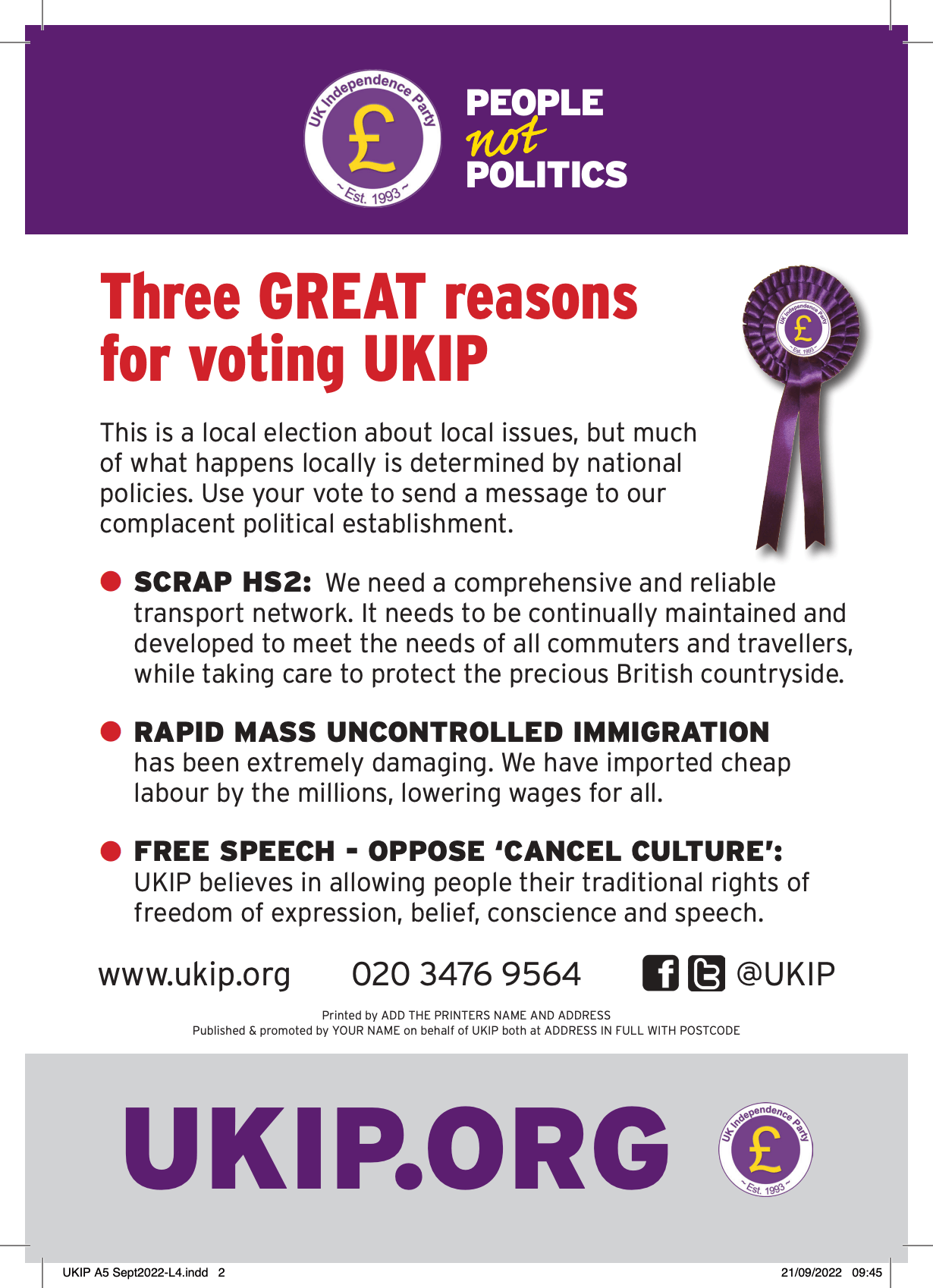 UKIP Members | PDF Leaflets