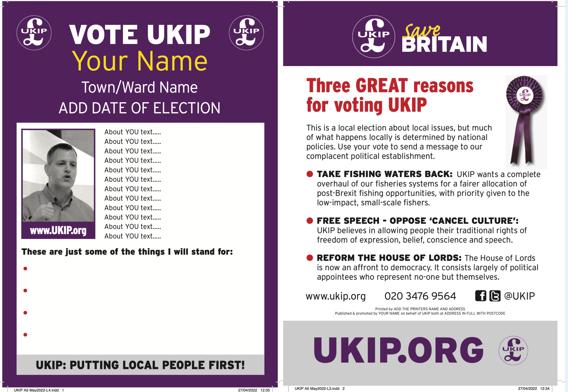 UKIP Members | PDF Leaflets