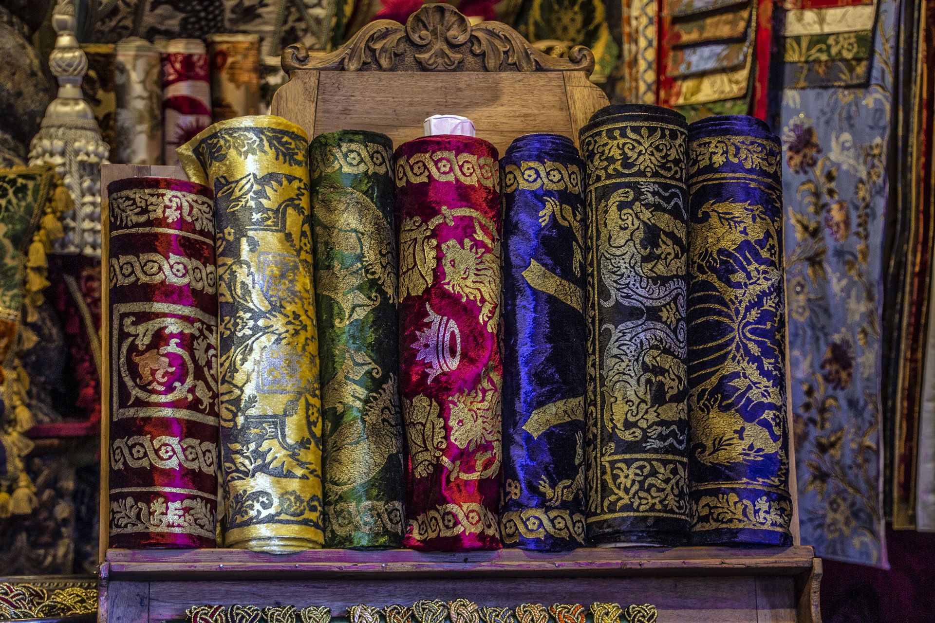 Production and sale of fabrics in Venice - Tessitura Bevilacqua Mario