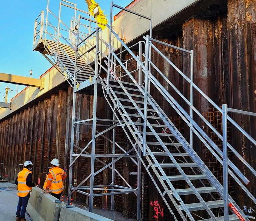 Stair Access Scaffolding Hire Brisbane | Brisbane Scaffolding Co.