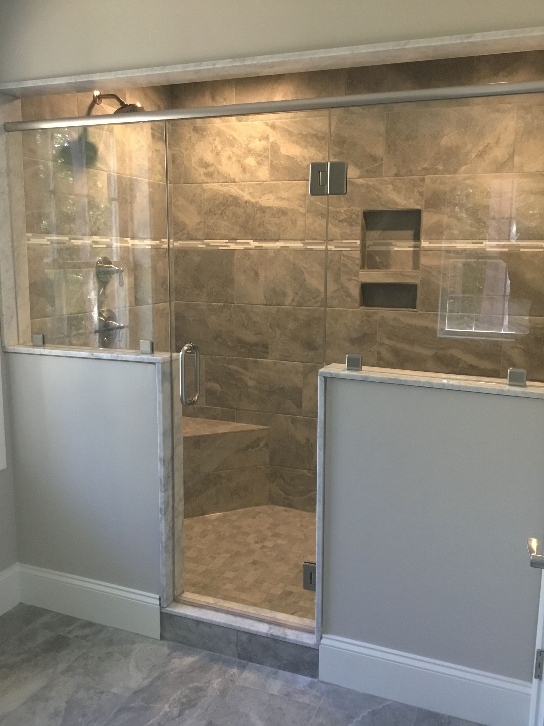 Shower Door with Headers