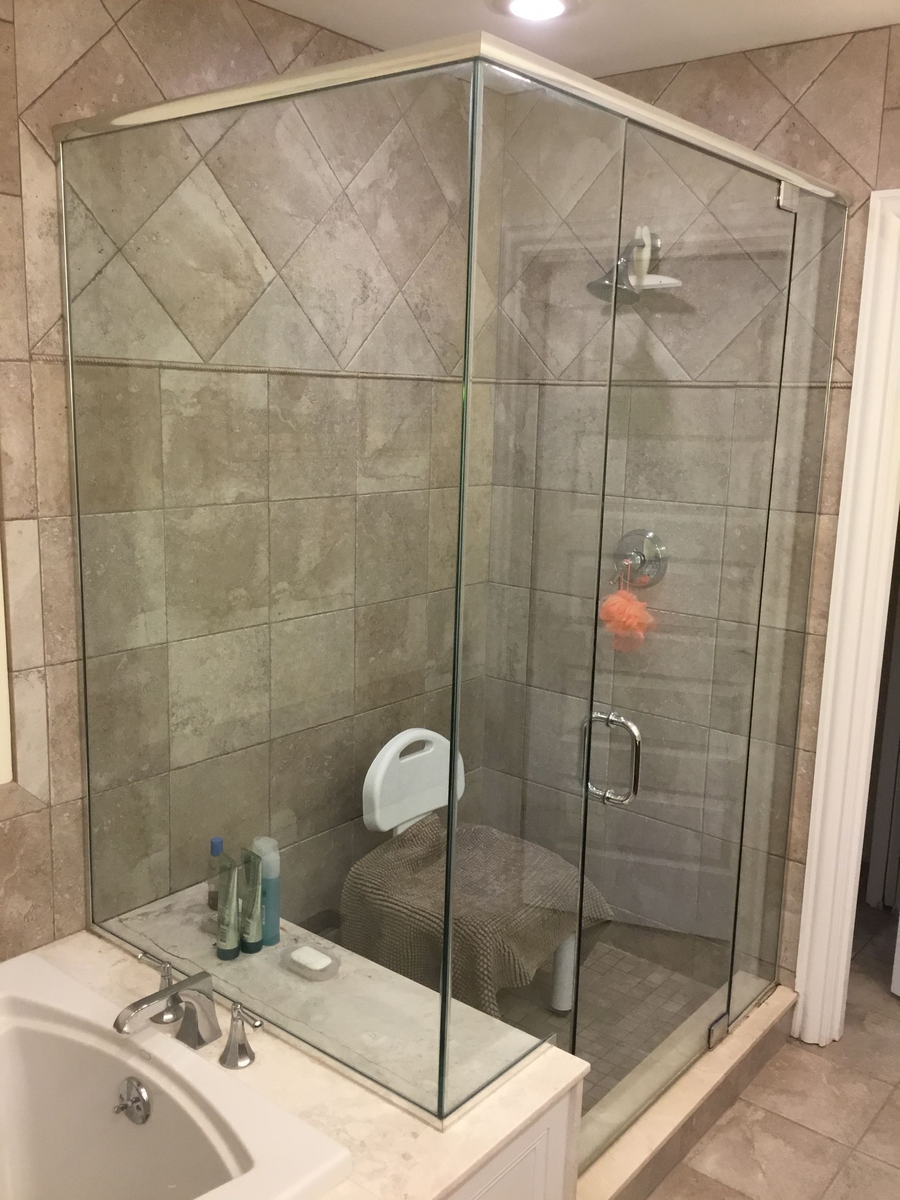 Shower Door with Headers