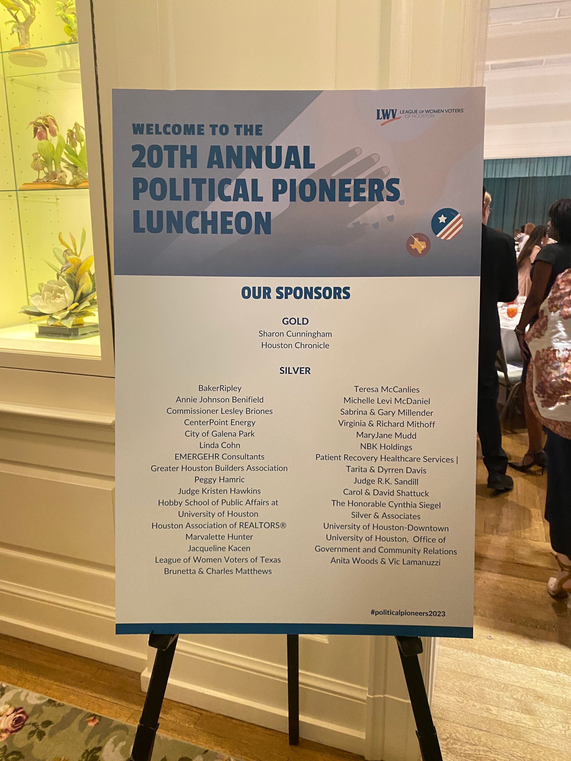 Political Pioneers Luncheon