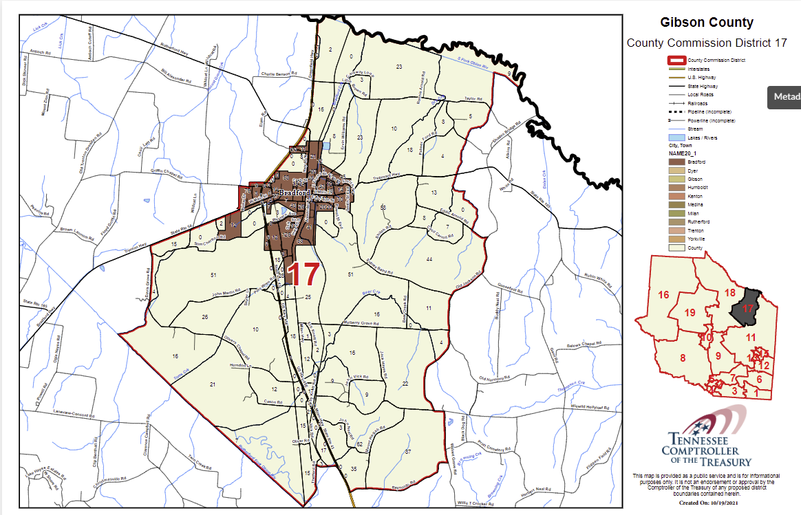 District Maps | Gibson County Election Commission