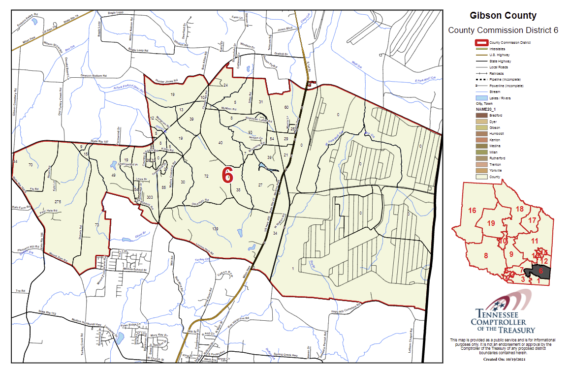 District Maps | Gibson County Election Commission