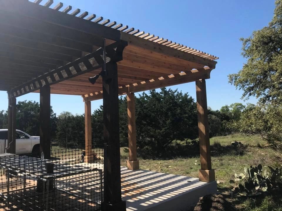 Custom Built Pergolas - Boerne, Texas