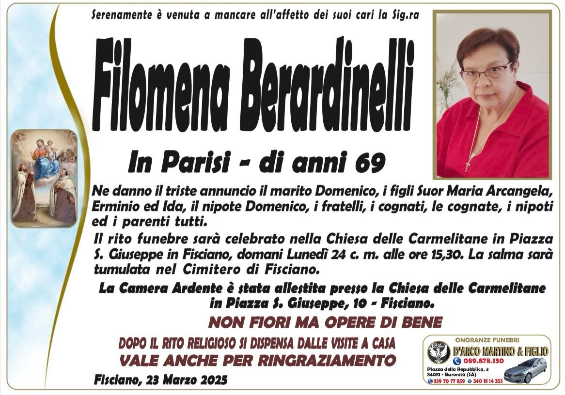 Necrologi |Baronissi, Salerno, Calvanico, Fisciano, Mercato San ...