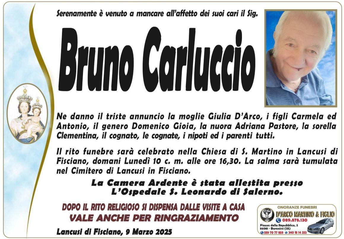 Necrologi |Baronissi, Salerno, Calvanico, Fisciano, Mercato San ...