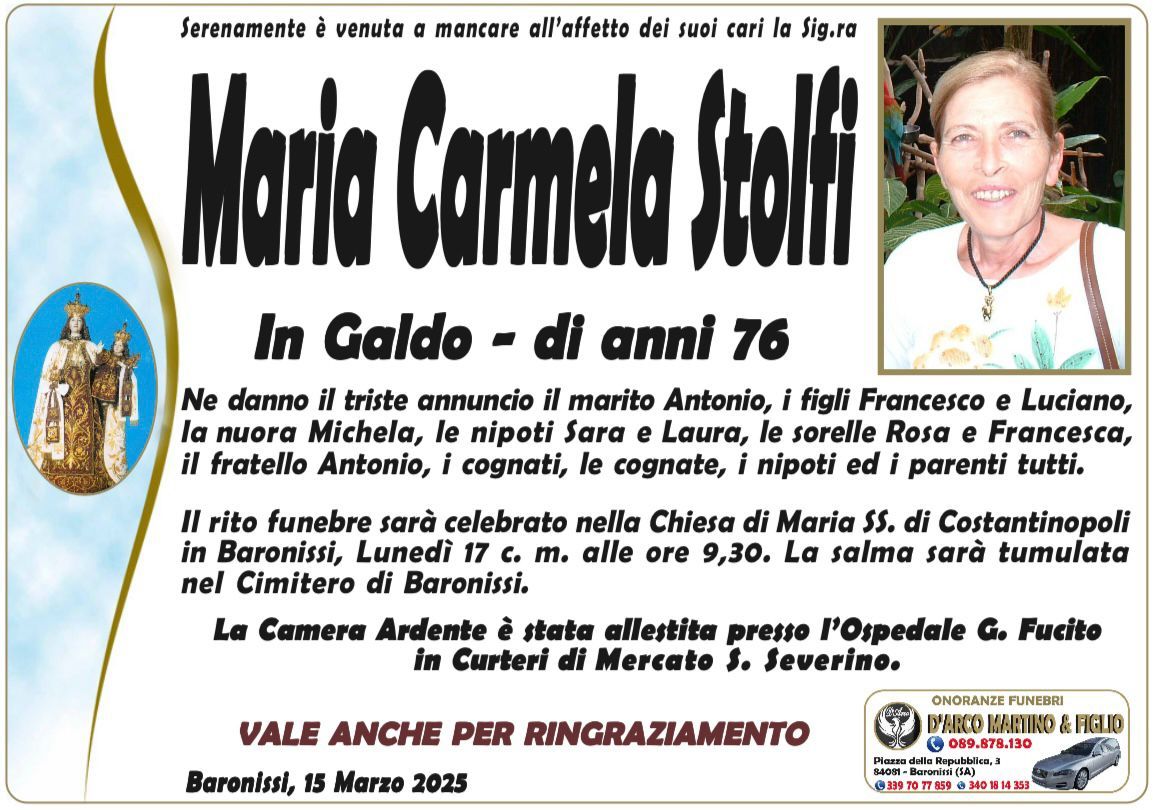 Necrologi |Baronissi, Salerno, Calvanico, Fisciano, Mercato San ...