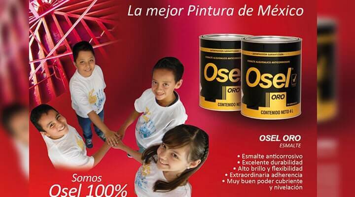 Venta de pinturas, recubrimientos en Culiacán PINTURAS OSEL