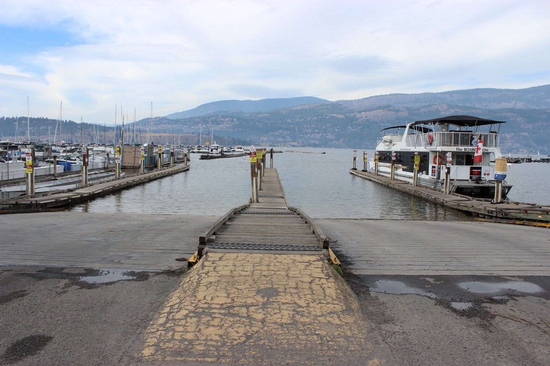 Water Street Boat Launch In Downtown Kelowna