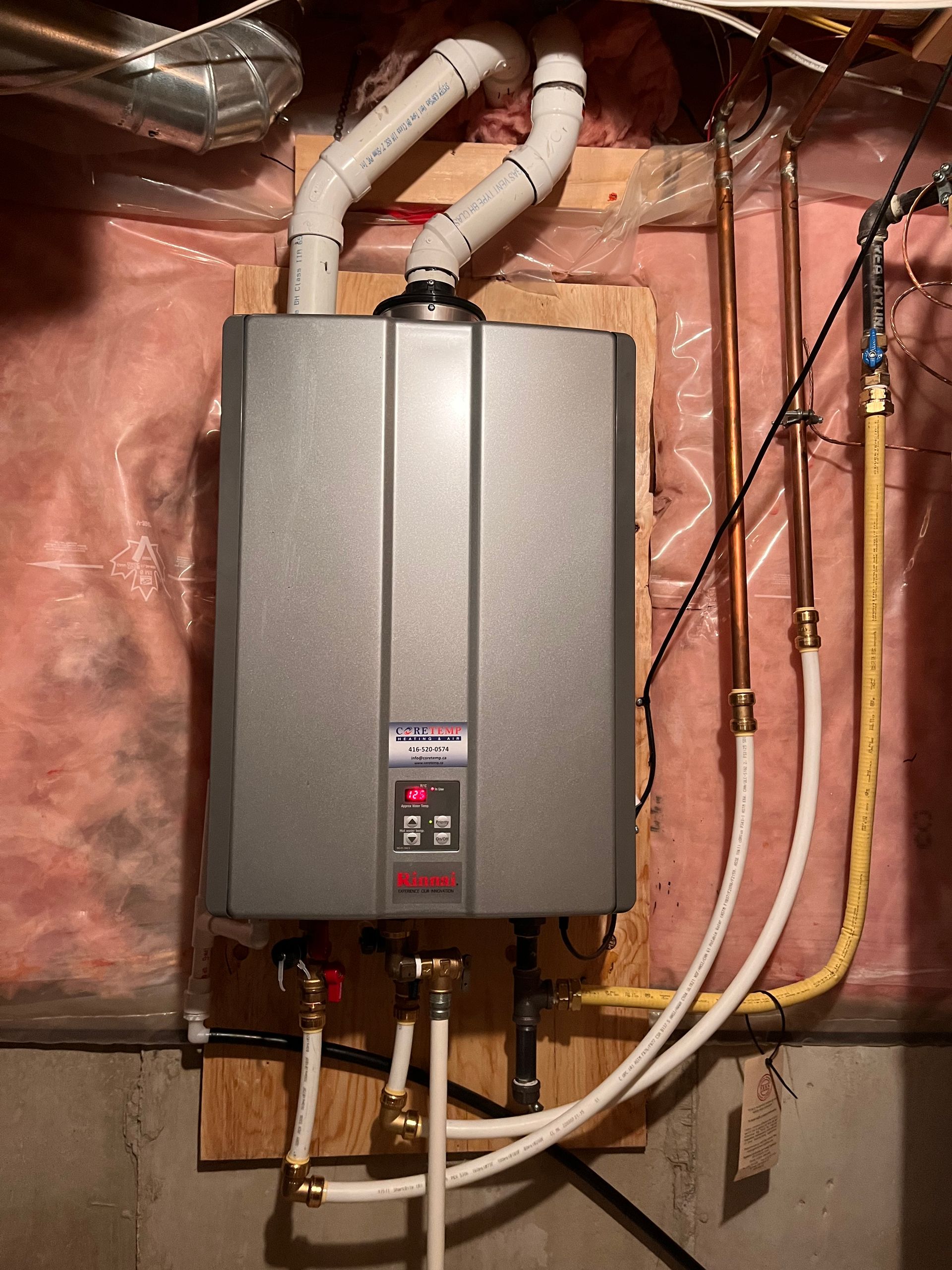 Tankless Hot Water Systems Mississauga | CoreTemp