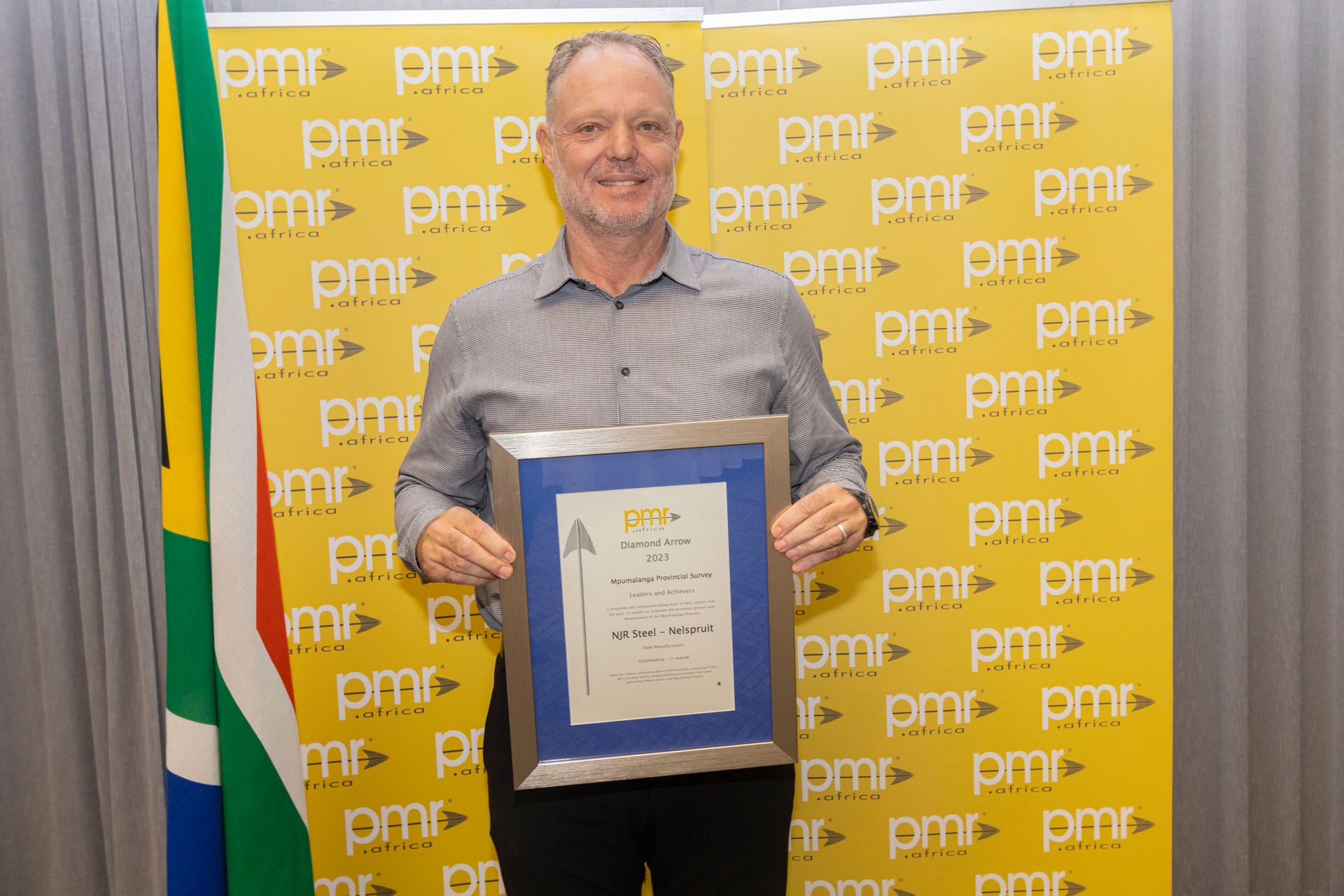 NJR Steel Nelspruit is Awarded a First Place Diamond Award