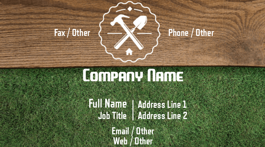 Free Landscaping Business Card Templates | VRDigs