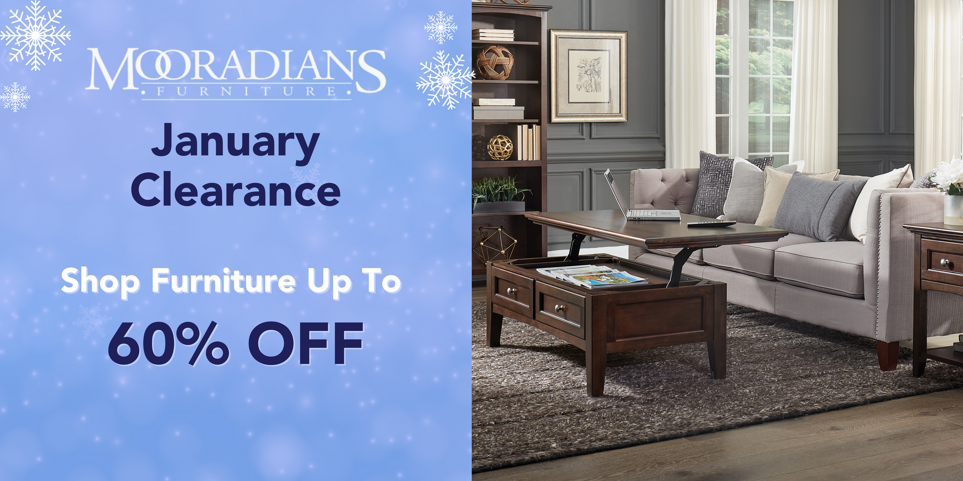 Mooradians January Clearance Furniture Savings