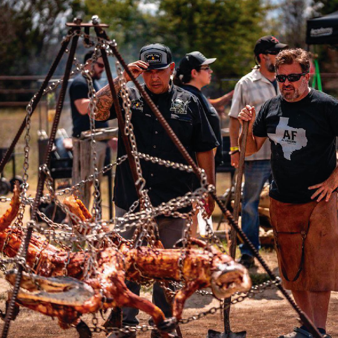 Texas Open Fire Meat Up