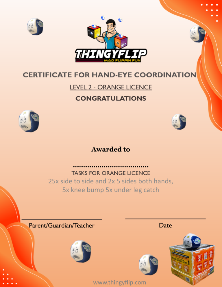 Orange Reward Education Program | Thingy Flip