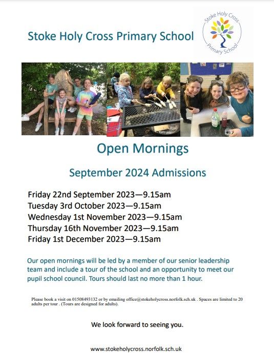 Stoke Holy Cross Primary Open Day