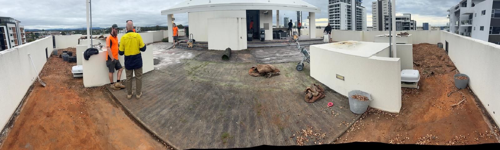 ROOFTOP DEMOLITION & WATERPROOFING MEMBRANE INSTALLATION