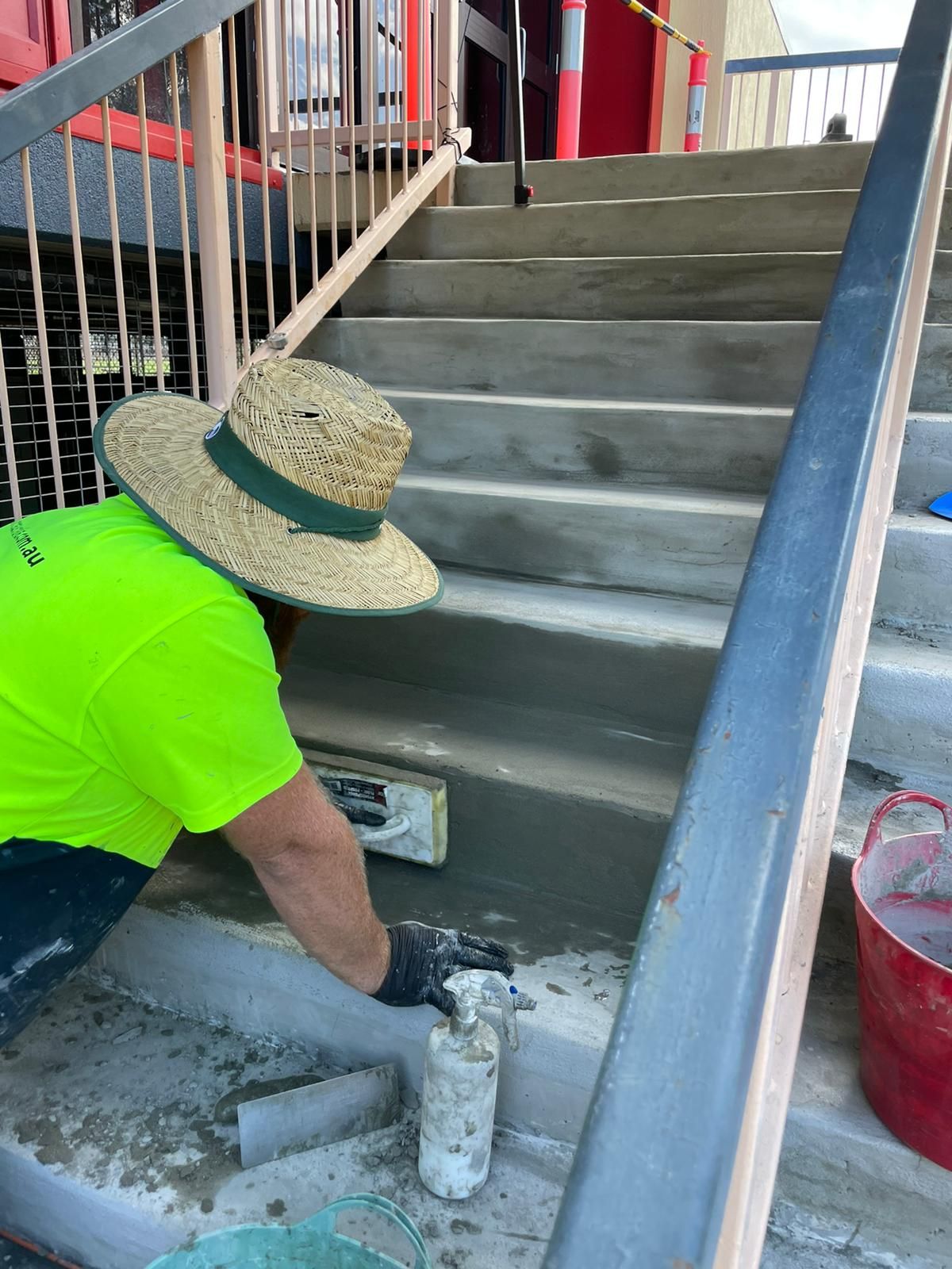CONCRETE STAIRCASE REPAIRS AT A BURLEIGH WATERS SCHOOL