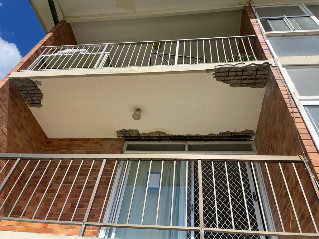BALCONY SOFFIT CONCRETE SPALLING REPAIRS