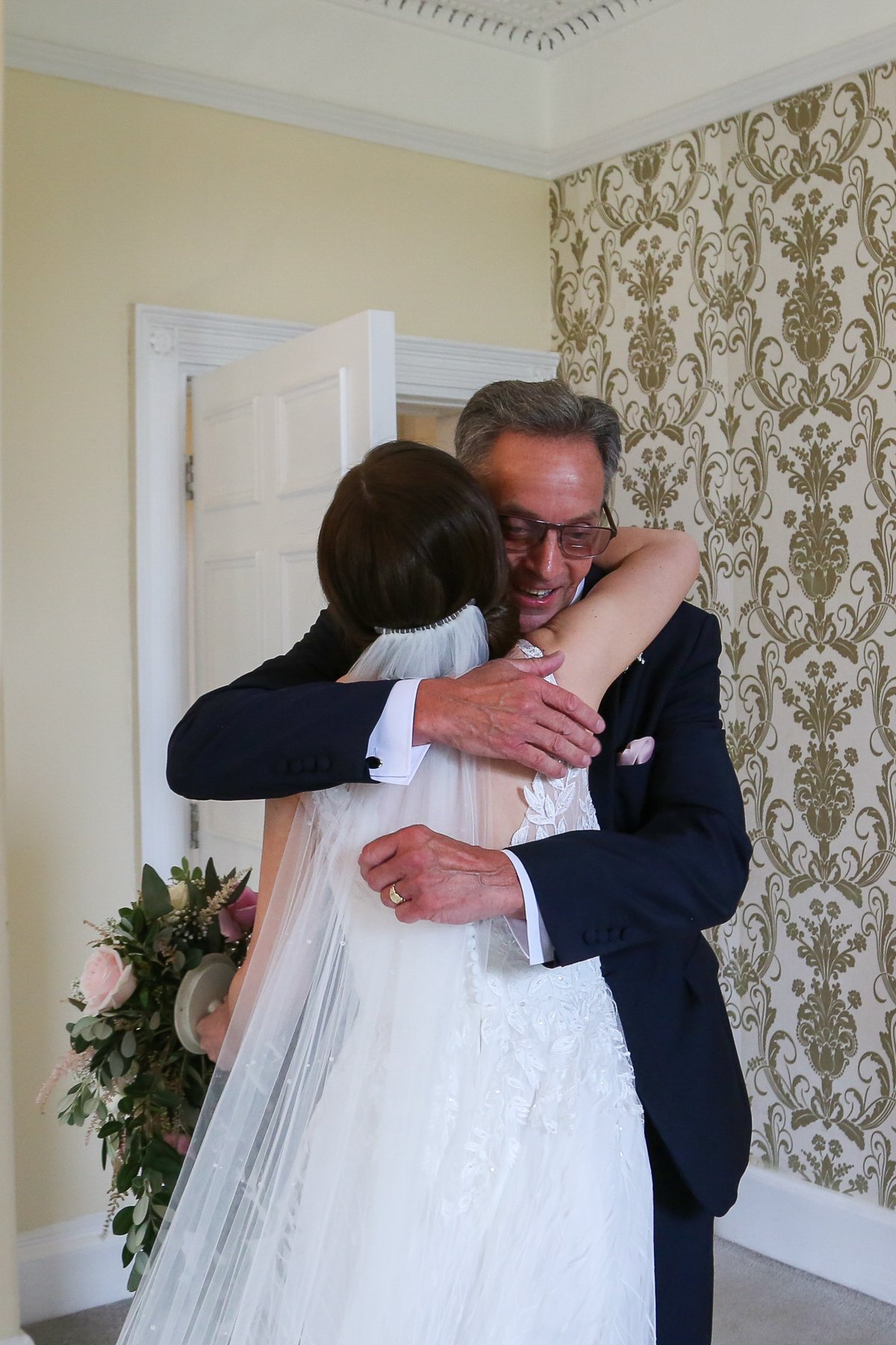 Emily and Taylor's outdoor wedding ceremony at Eastington Park
