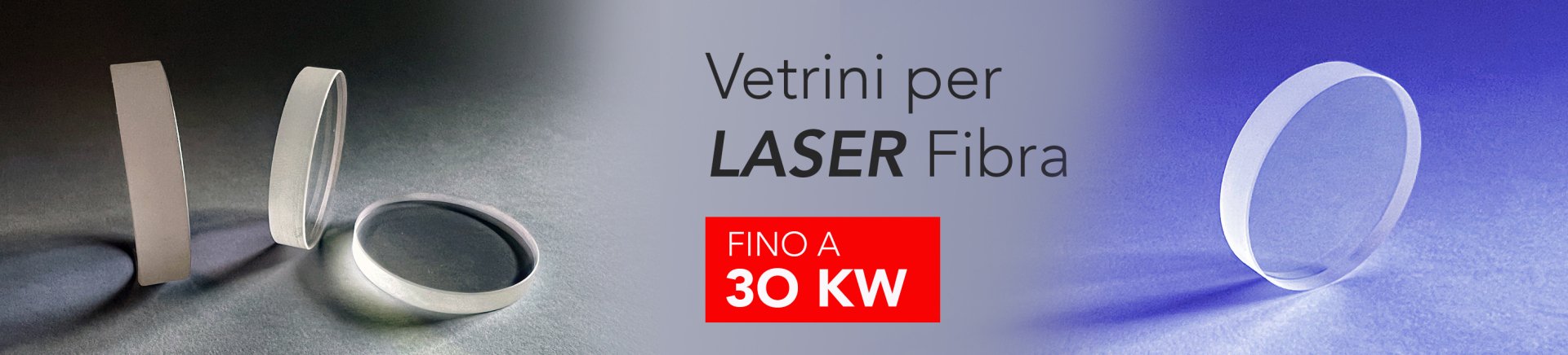 Vendita lenti e vetrini per impianti taglio laser Warcom®