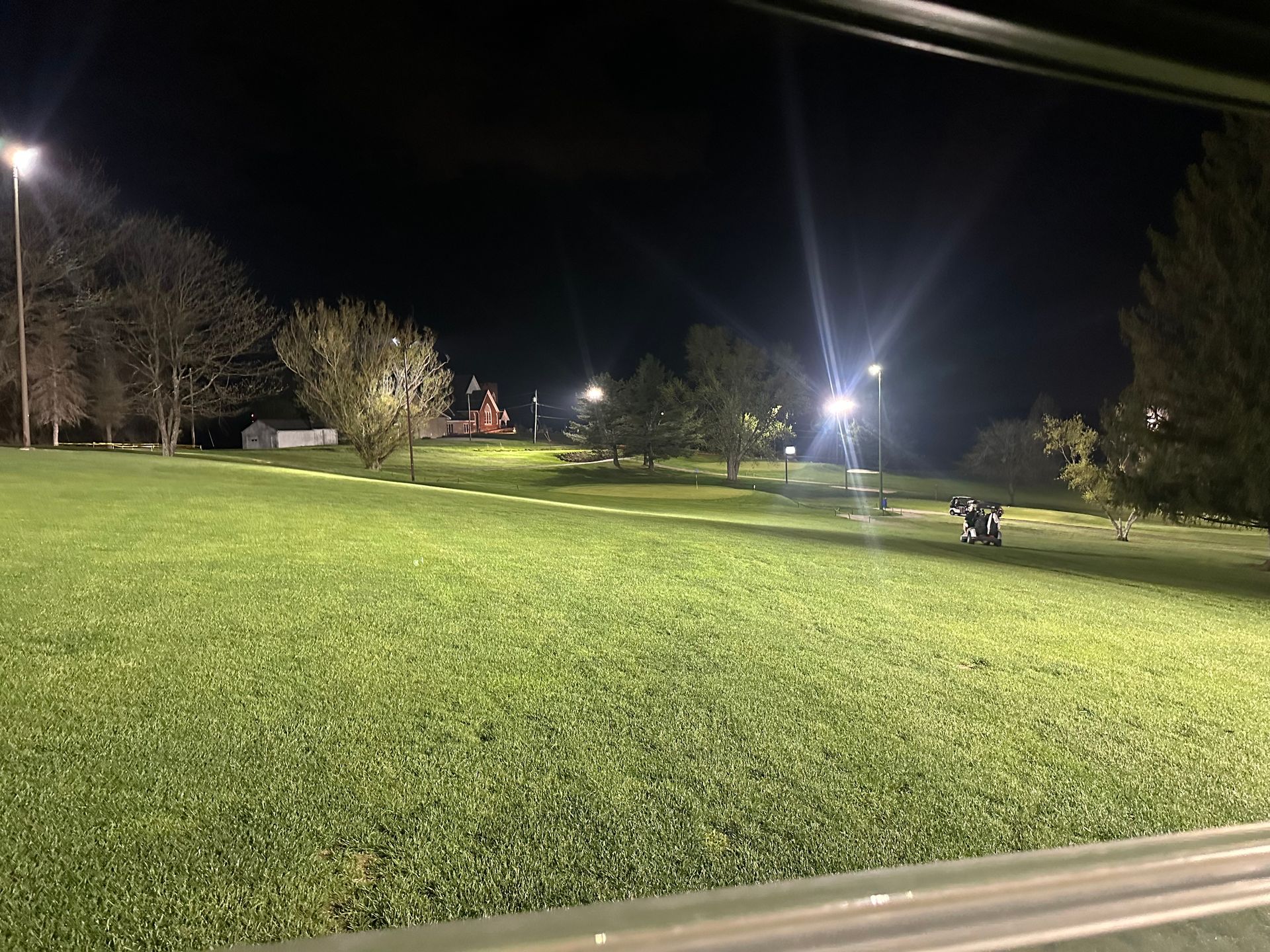 Illuminated Golf Course | Manor Valley Golf Course