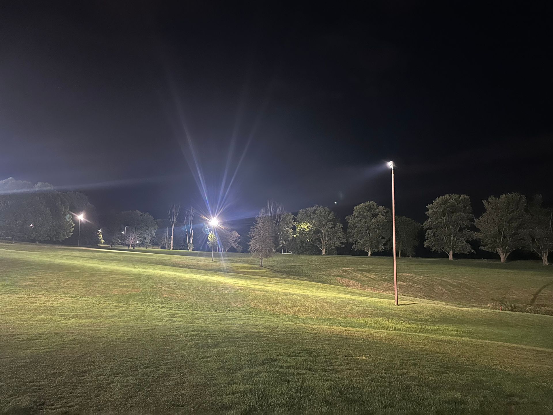 Illuminated Golf Course | Manor Valley Golf Course
