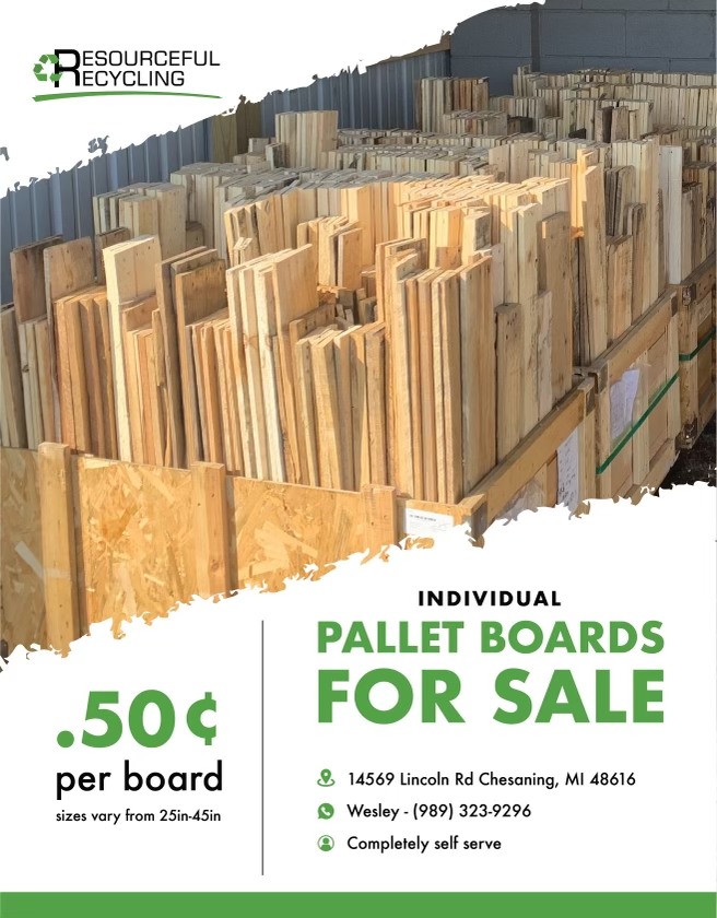 Shop Online | Order Pallet Boards & Dumpsters | Resourceful Recycling