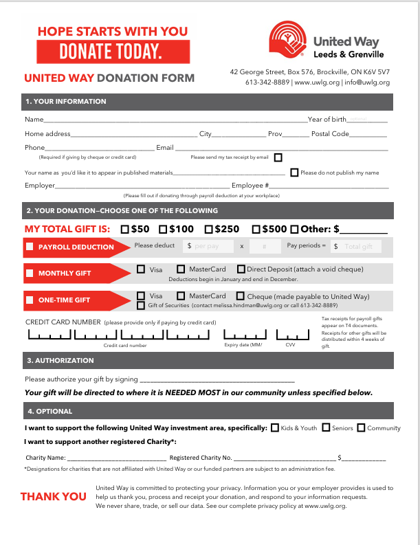 Employee Campaign Champion Resources | UWLG