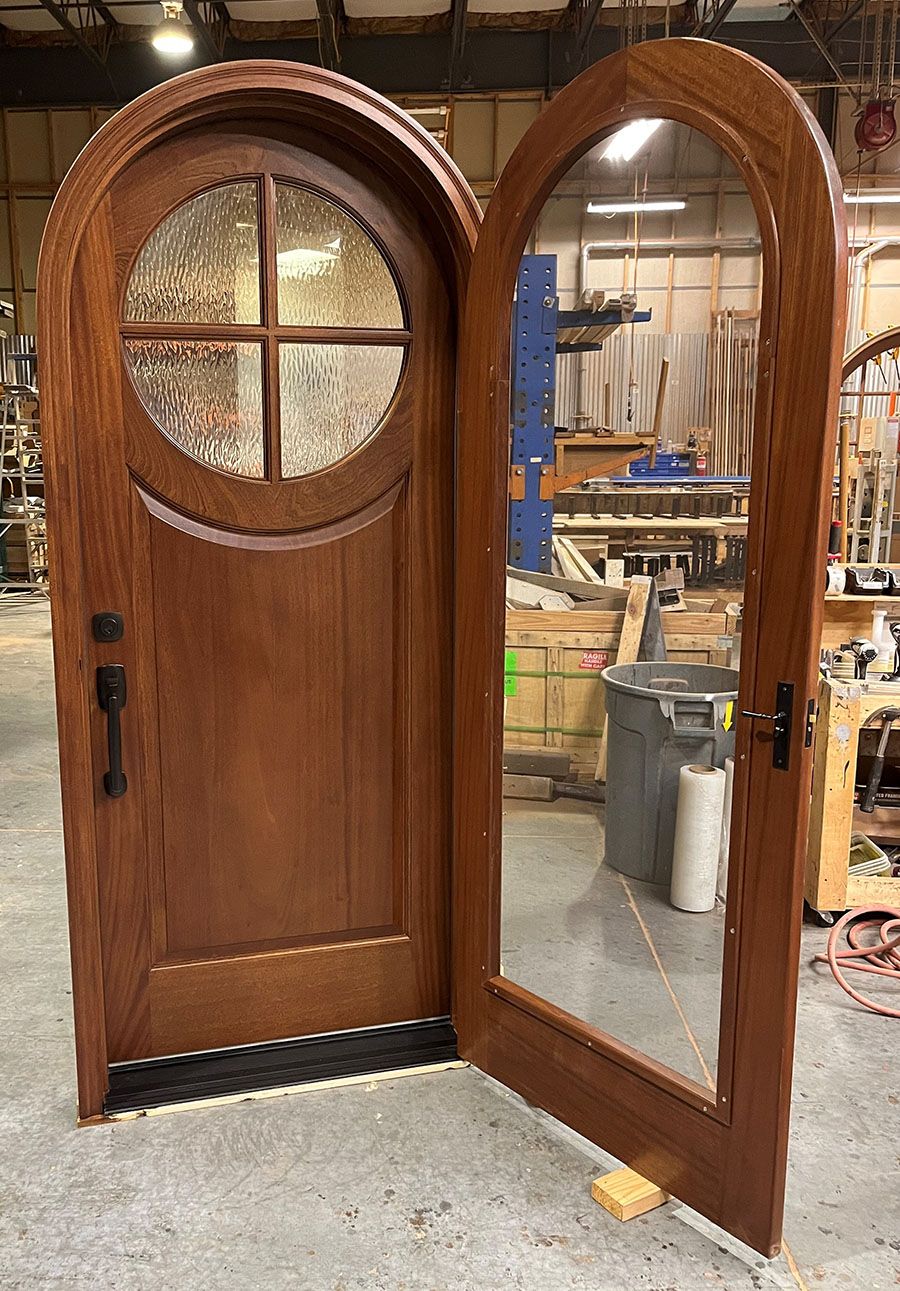 Arched and Round Top Custom Wood Doors | Phirst and Lassing Doors