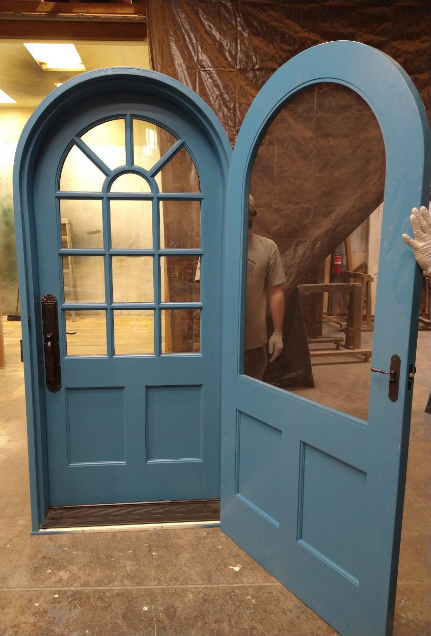 Arched and Round Top Custom Wood Doors | Phirst and Lassing Doors