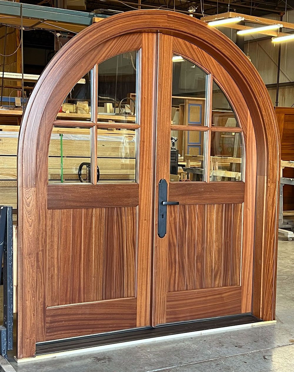 Arched and Round Top Custom Wood Doors | Phirst and Lassing Doors