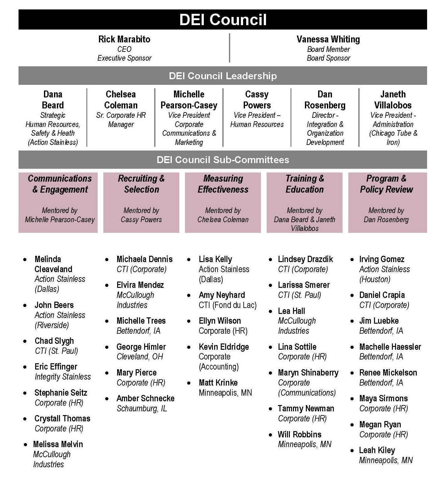 Welcome the Diverse Voices of our New DEI Council Members