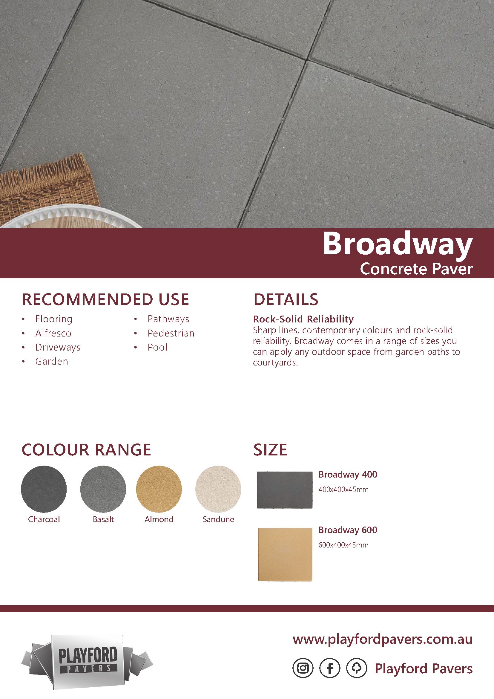 Brochures - Playford Pavers