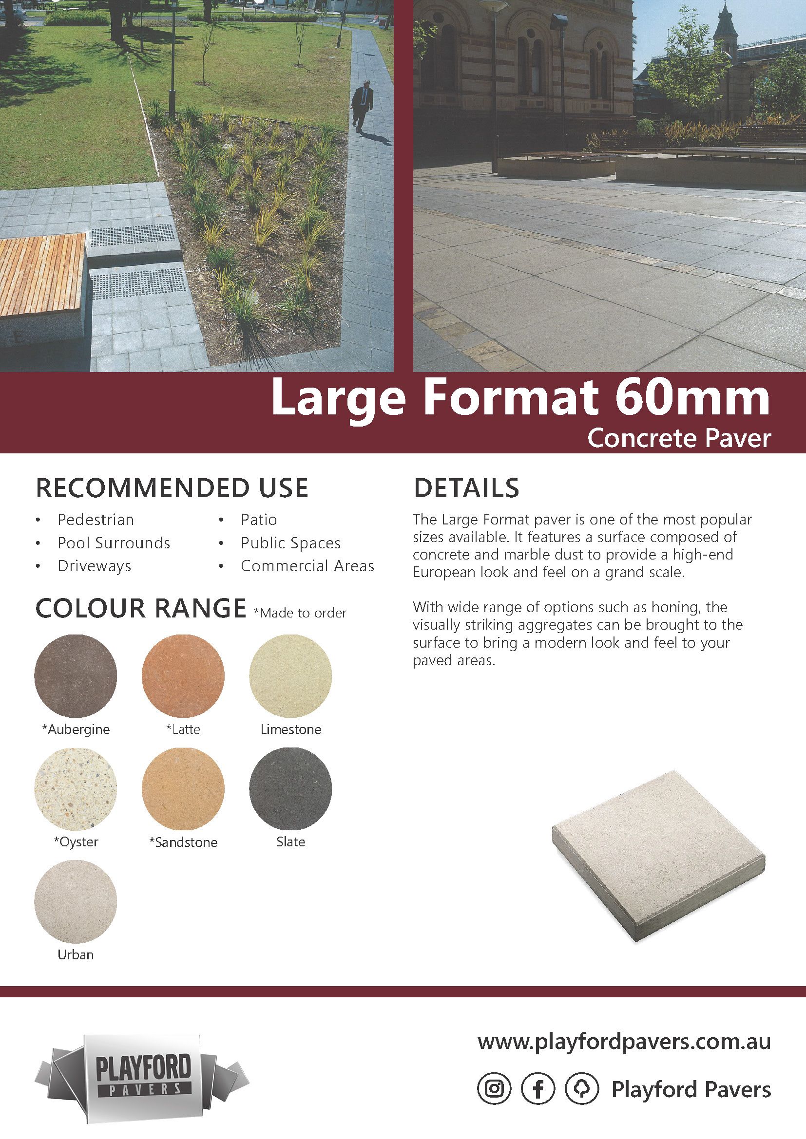 Brochures - Playford Pavers