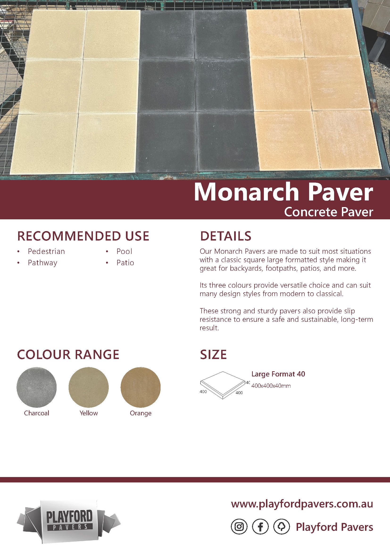 Brochures - Playford Pavers