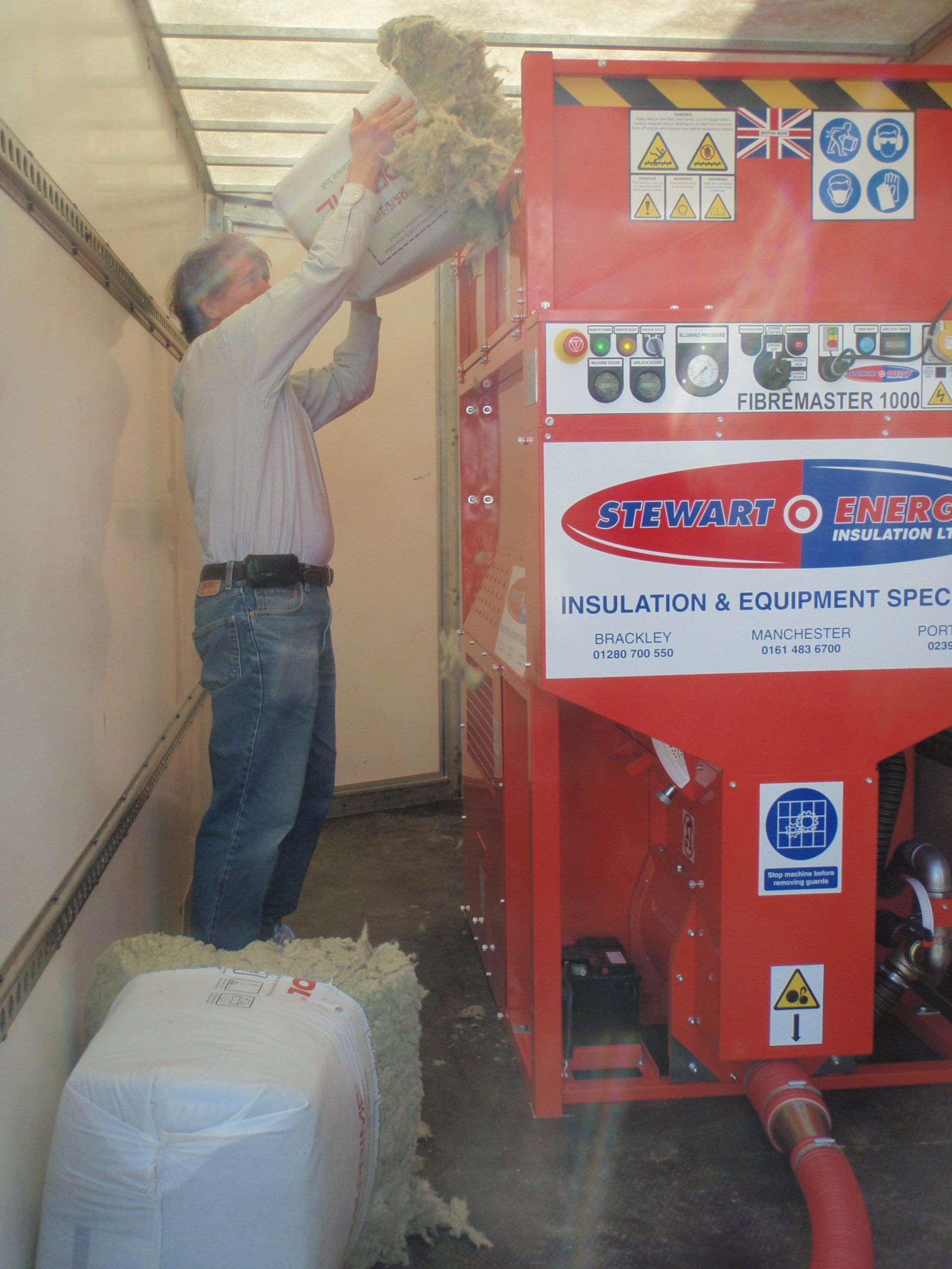 Stewart Energy Cavity Wall Insulation Blowing Machines