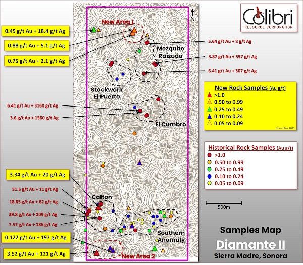 Diamante Gold & Silver Project | Colibri Resource Corporation