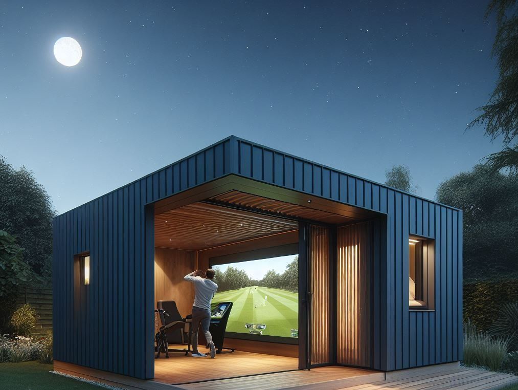 Golf Simulator Garden Rooms: Bespoke Golf Studios