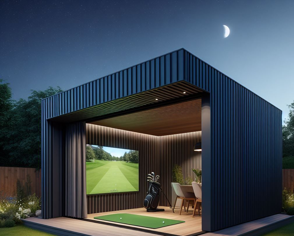 Golf Simulator Garden Rooms: Bespoke Golf Studios