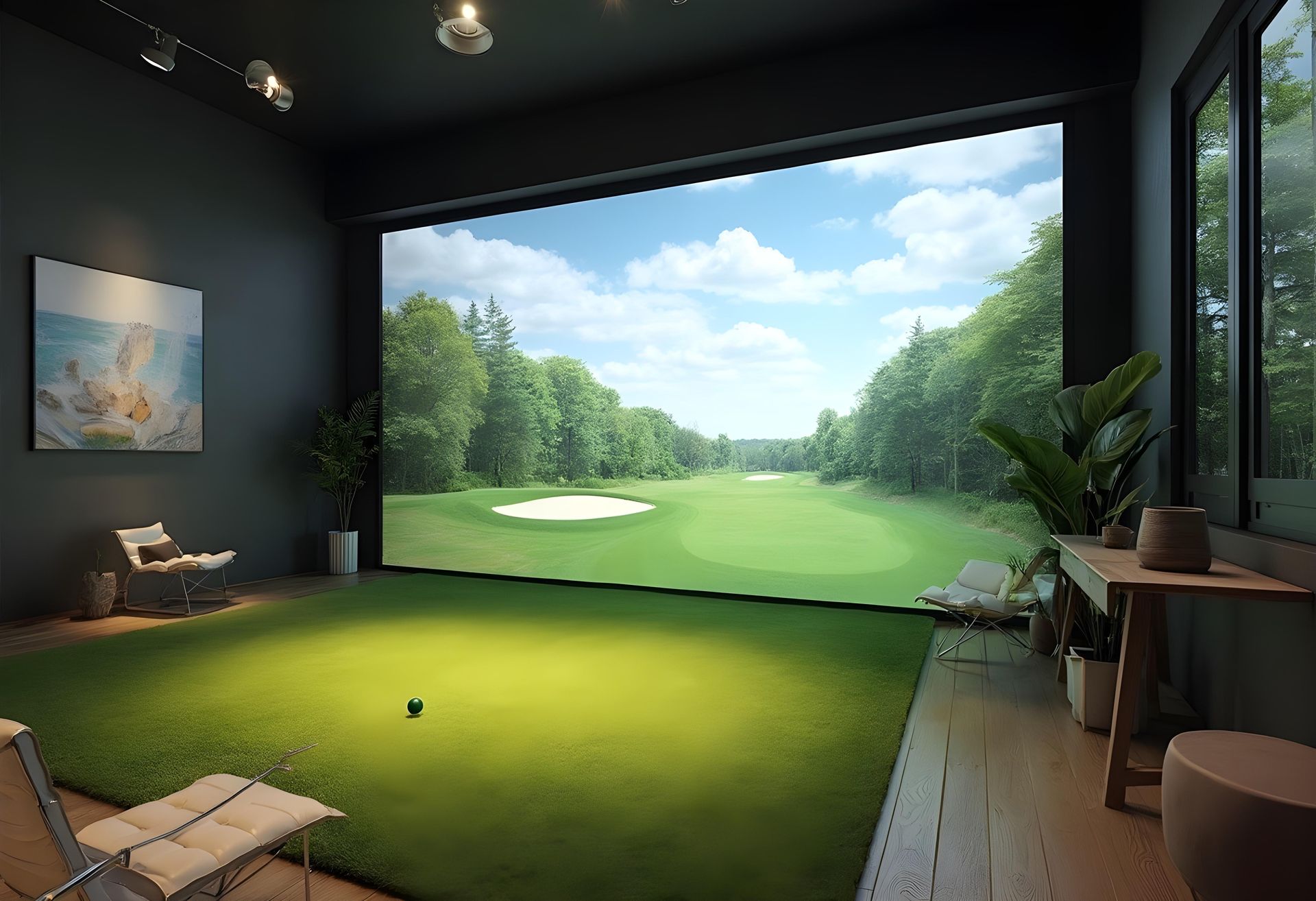 Golf Simulator Garden Rooms: Bespoke Golf Studios