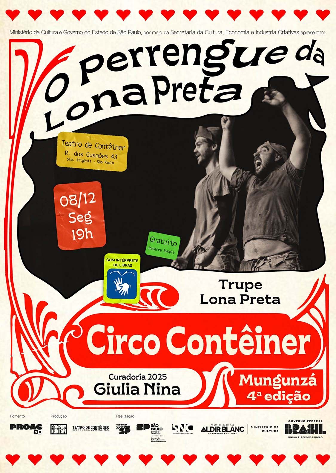 "O Perrengue da Lona Preta" Trupe Lona Preta - Circo Contêiner Mungunzá ...