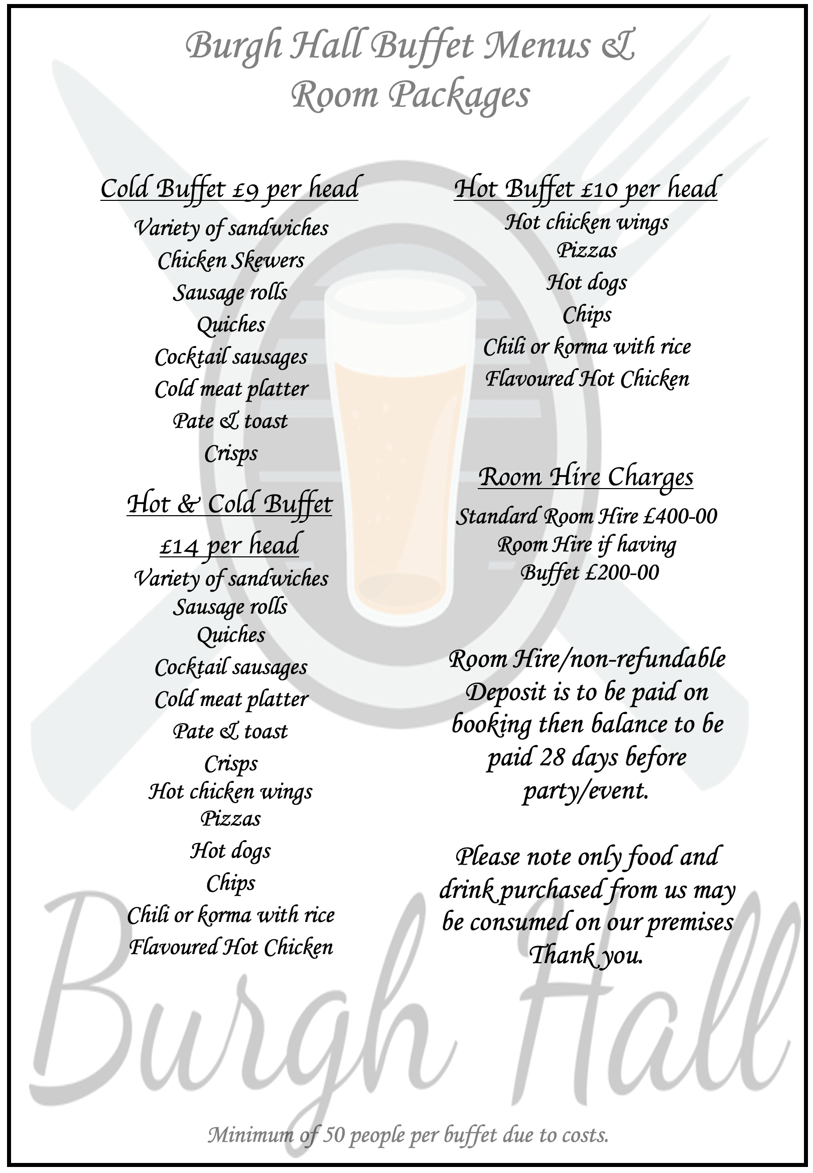 Burgh Hall - Great Yarmouth, Norfolk - Function Room Hire